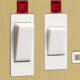 Cooker Switch & Socket Gold with Black or White Inserts