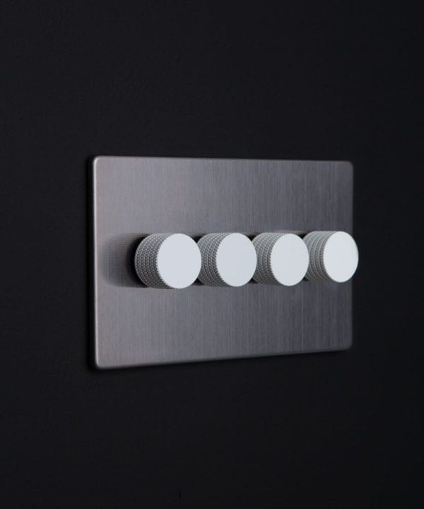 Silver Light Switches & Silver Plug Sockets | Dowsing & Reynolds