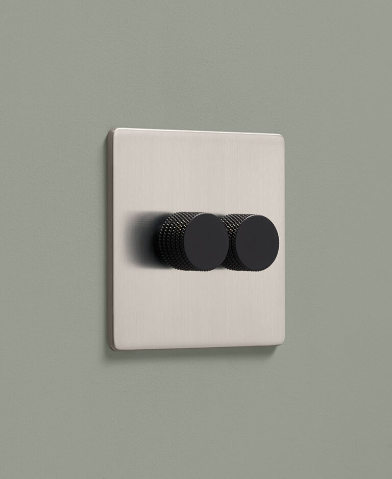 Silver LED Light Dimmer Switch | Dowsing & Reynolds