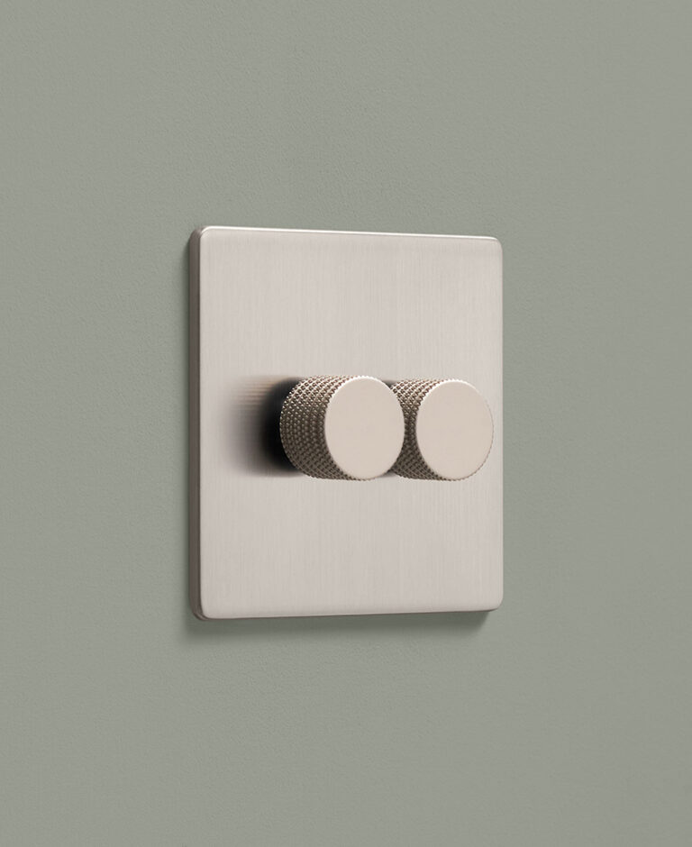 Silver LED Light Dimmer Switch | Dowsing & Reynolds