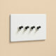 LED Toggle Switch White - With Choice of Toggles