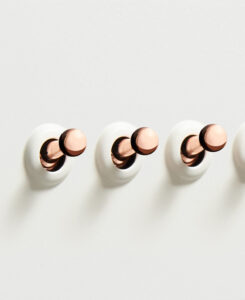 LED Toggle Switch White - With Choice of Toggles