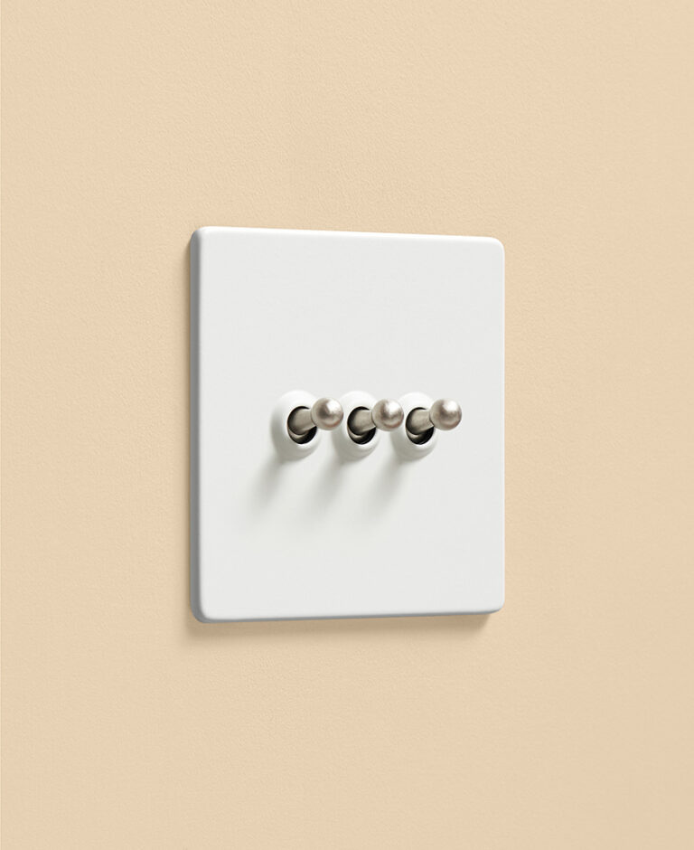 White Toggle Switch | Dowsing & Reynolds