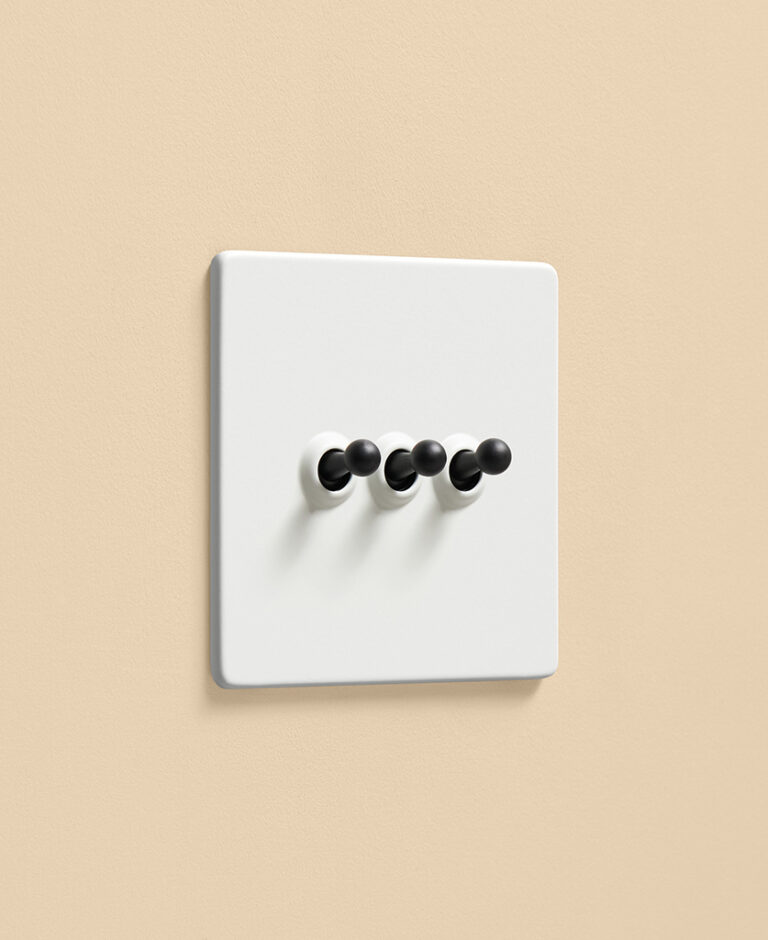 White Toggle Switch | Dowsing & Reynolds