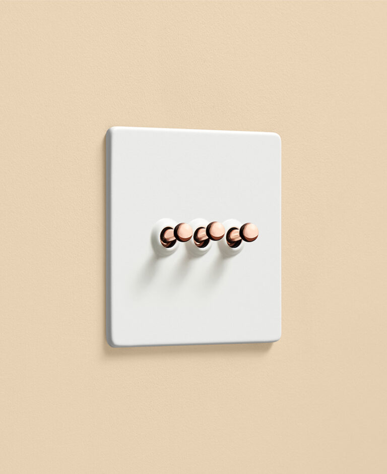White Toggle Switch | Dowsing & Reynolds