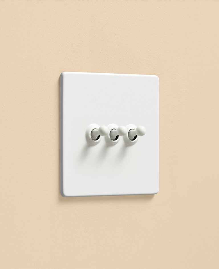 White Toggle Switch | Dowsing & Reynolds
