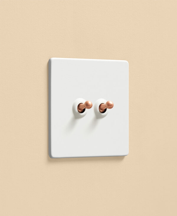 White Toggle Light Switch | Dowsing & Reynolds