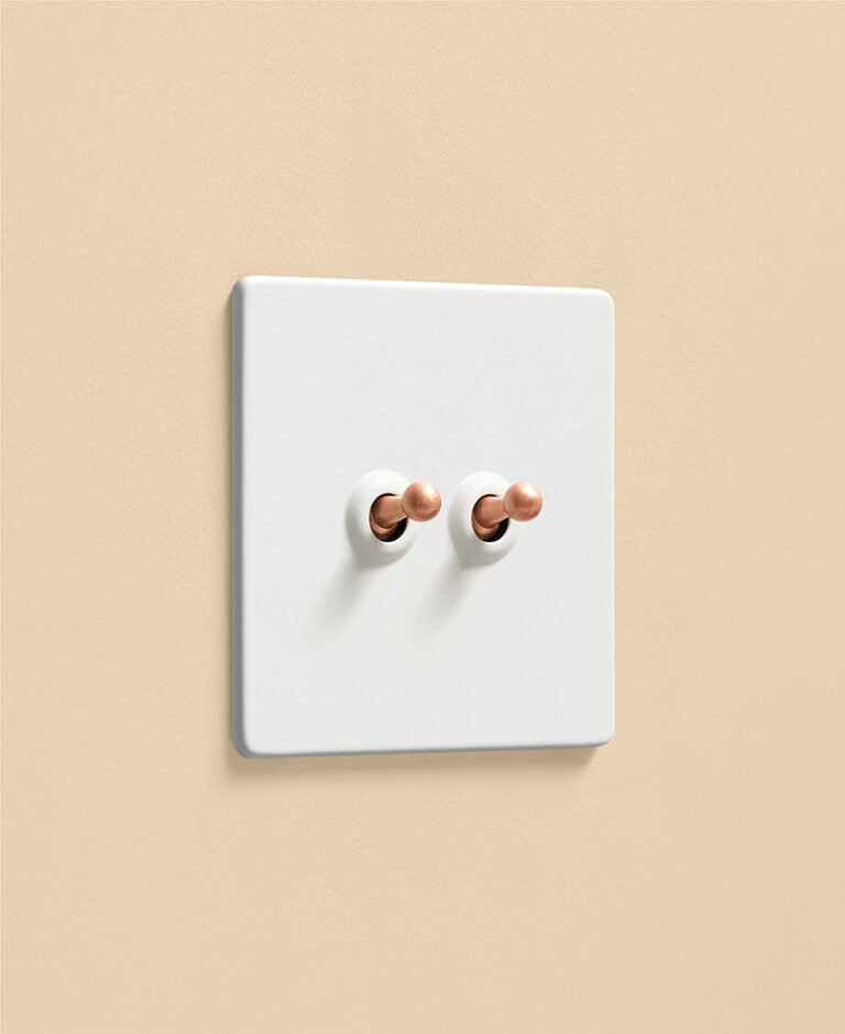 White Toggle Light Switch | Dowsing & Reynolds