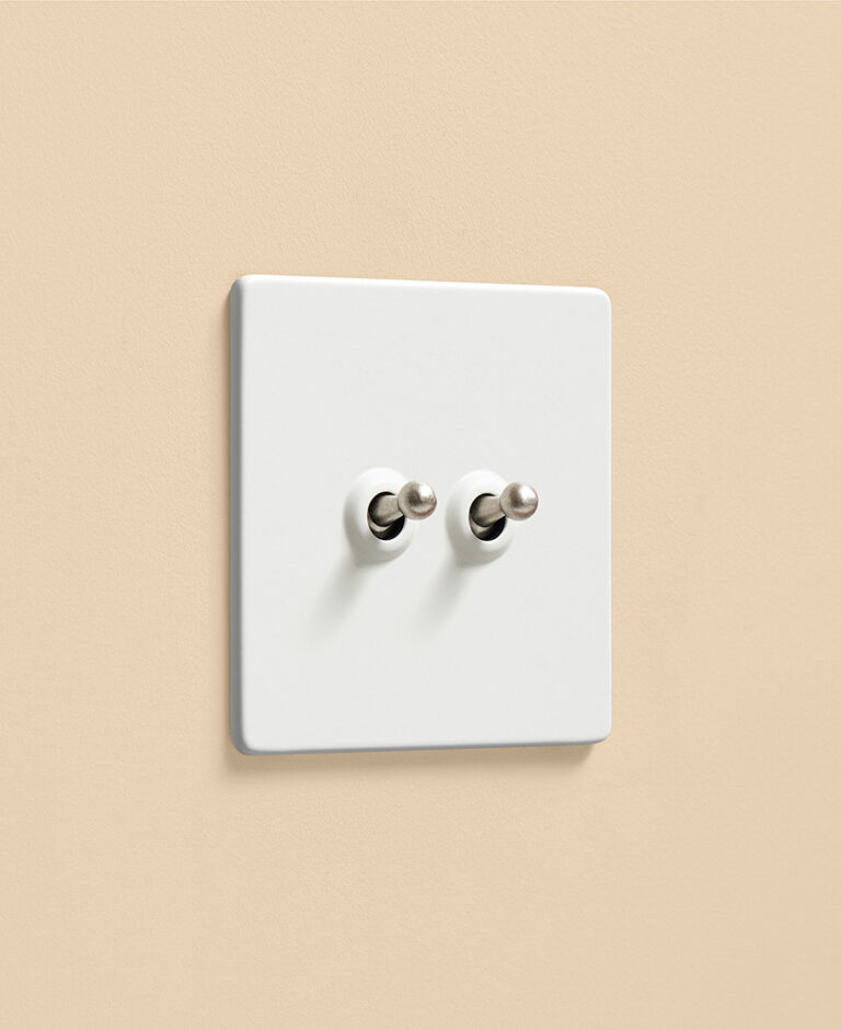 White Toggle Light Switch | Dowsing & Reynolds