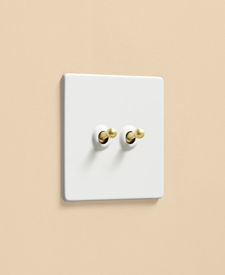 White Toggle Light Switch | Dowsing & Reynolds