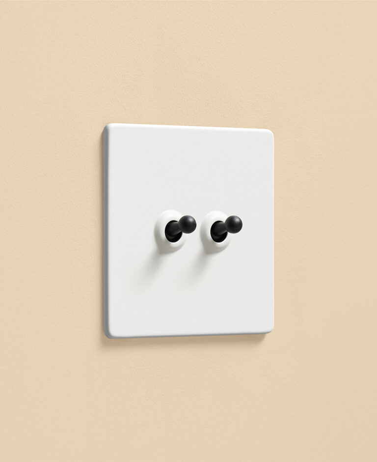 White Toggle Light Switch | Dowsing & Reynolds