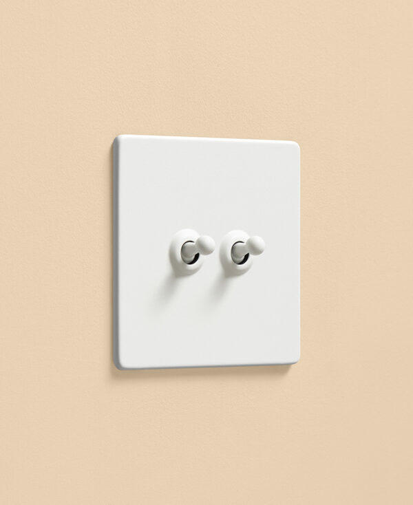 White Toggle Light Switch | Dowsing & Reynolds