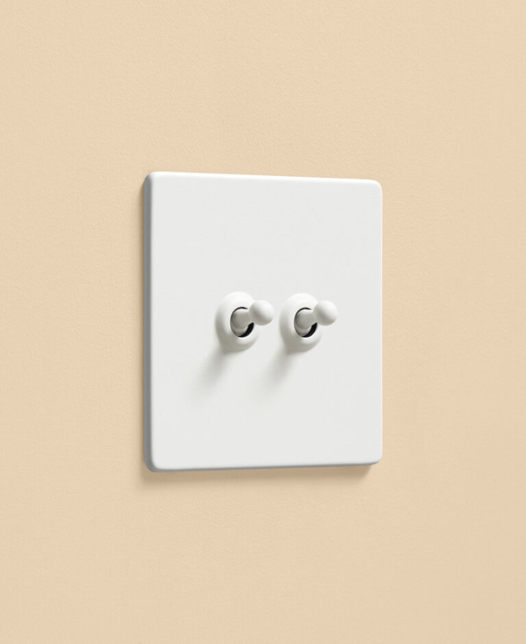 White Toggle Light Switch | Dowsing & Reynolds