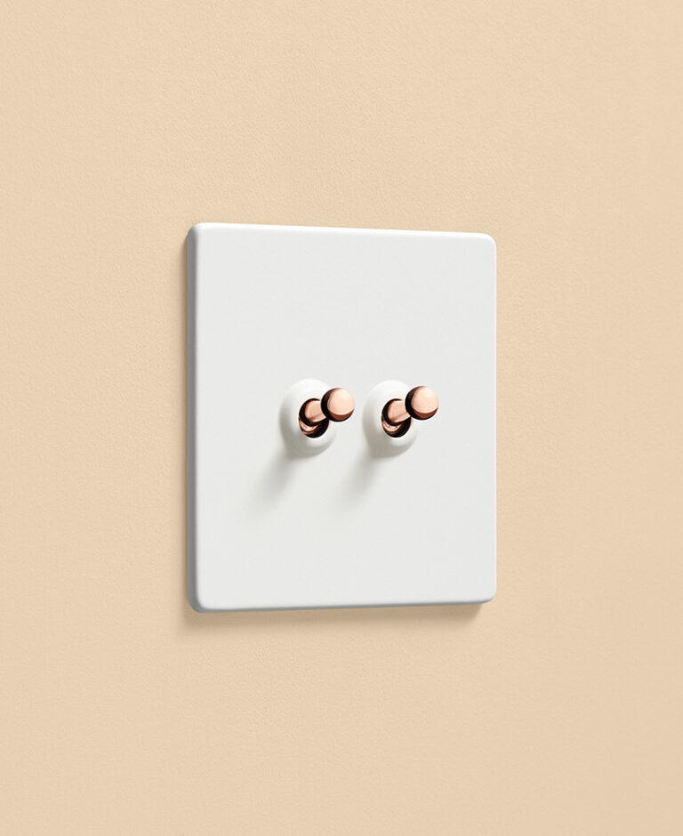 White Toggle Light Switch | Dowsing & Reynolds