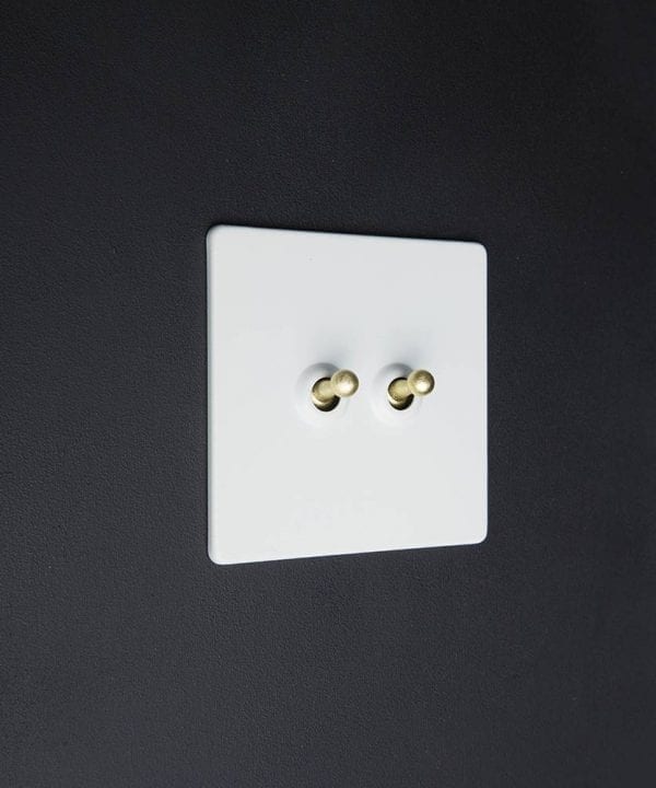 White Plug Sockets & Light Switches | Dowsing & Reynolds