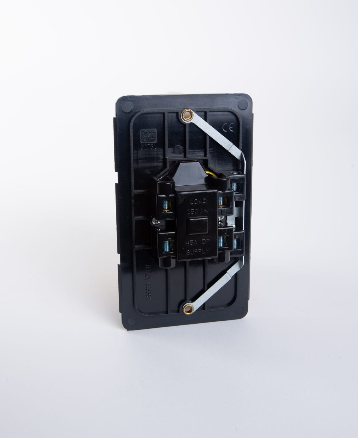 Cooker Switch & Socket Silver with Black or White Inserts