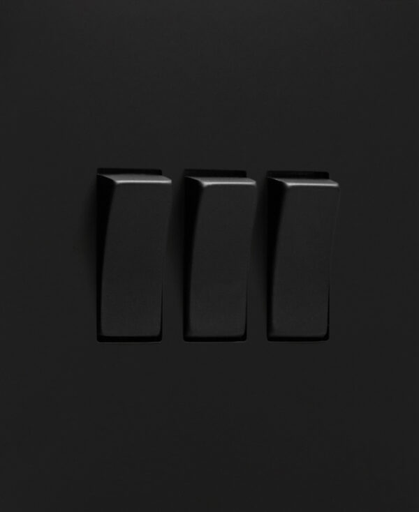 Black Switch - Black Rocker Switch with Coloured Rockers