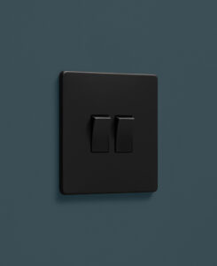 Black Switches - Double Rocker Switch Black