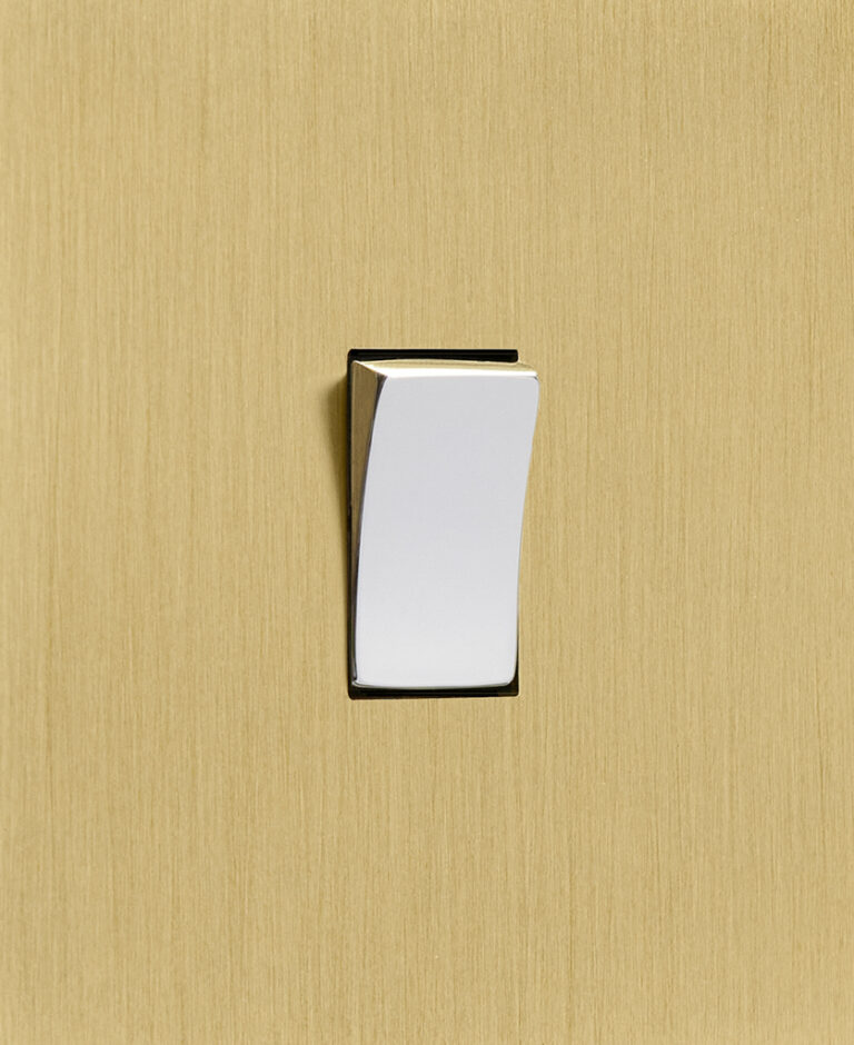 Gold Rocker Light Switch | Dowsing & Reynolds