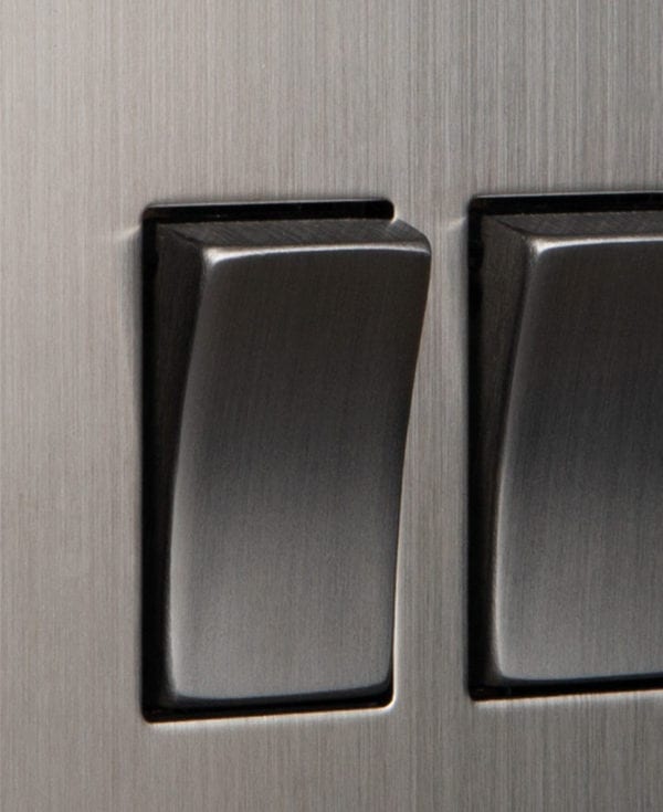 Light switch Rocker - Silver Choose from 4 Rocker Colours