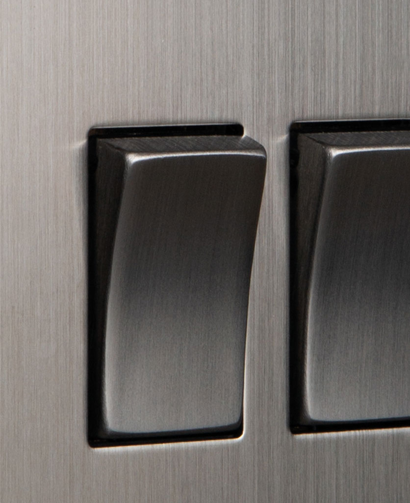 Light switch Rocker - Silver Choose from 4 Rocker Colours