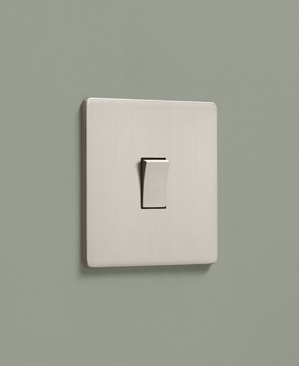 Rocker Switch Silver Single - Choose from 4 Rocker Colours