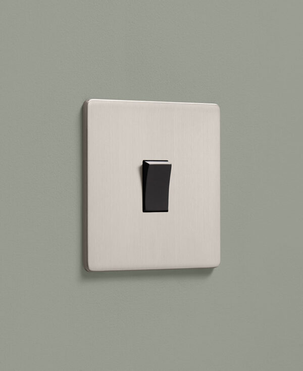 Rocker Switch Silver Single - Choose from 4 Rocker Colours