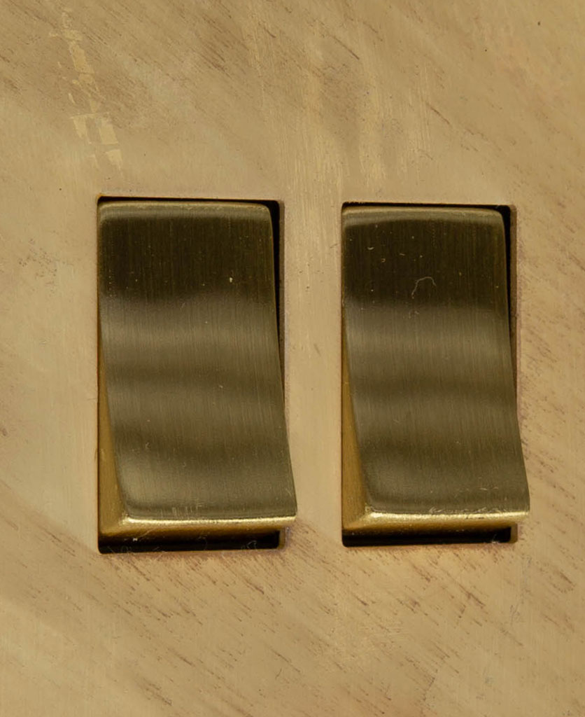 Smoked Gold Switches, Sockets, Dimmers & Toggles