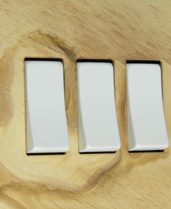 3 Way Rocker Switch - Smoked Gold Triple Switch