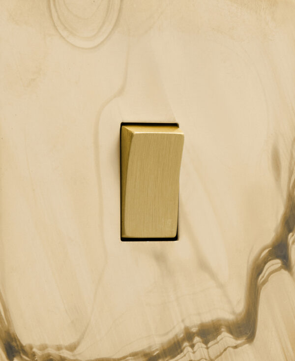 LED Rocker Switch - Smoked Gold Single Rocker Switch