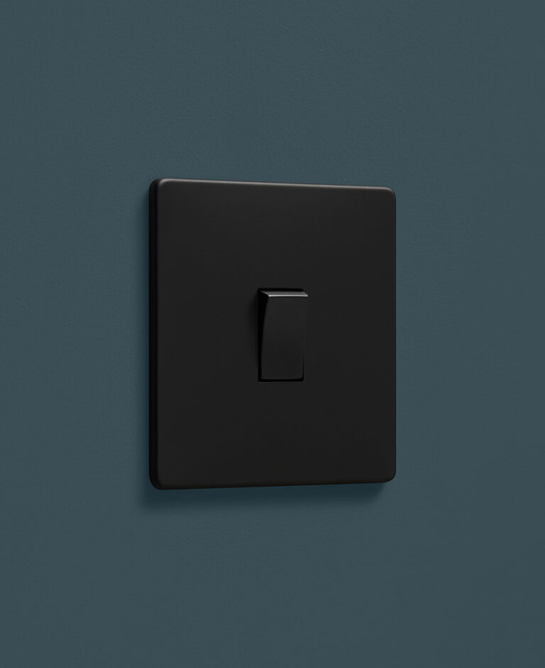 Black Single Rocker Switches | Dowsing & Reynolds