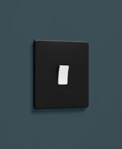 Black Single Rocker Switches | Dowsing & Reynolds