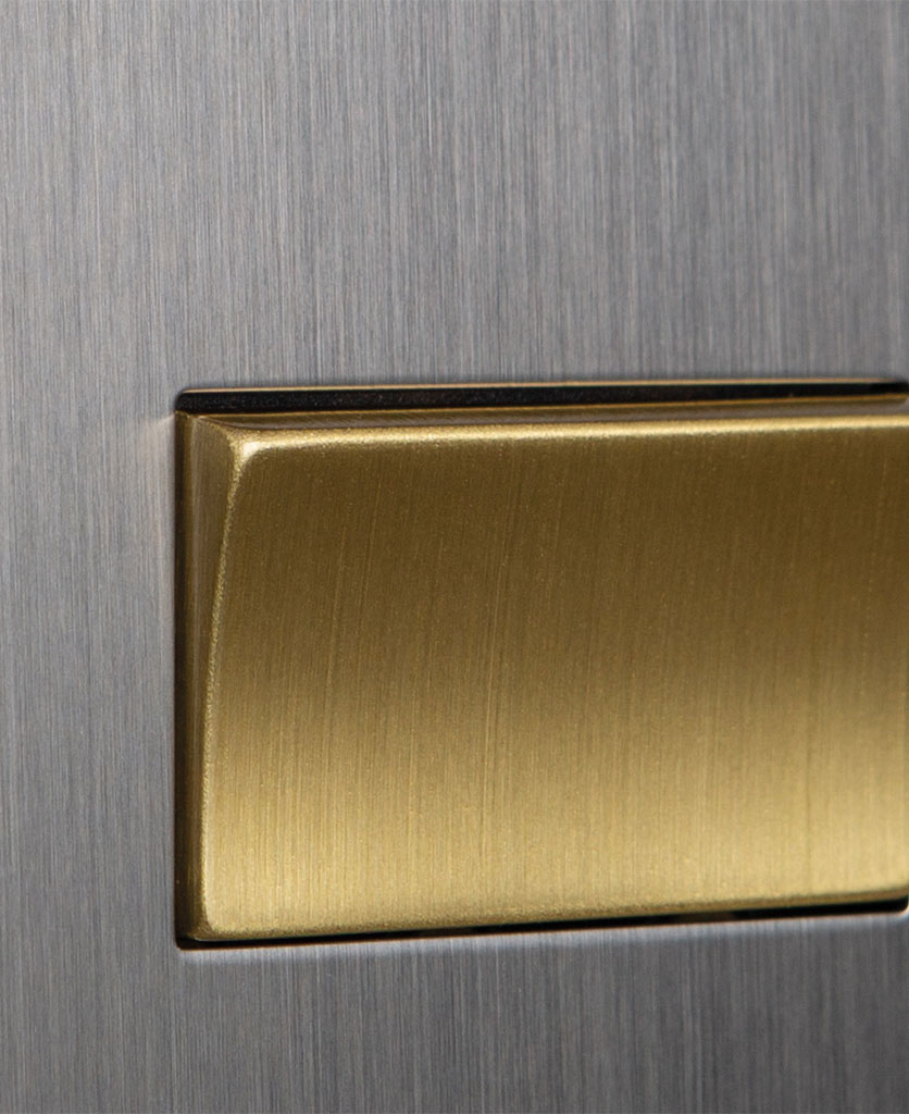 Silver Triple Pole Fan Switch with Choice of Rocker Colours