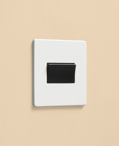 White Triple Pole Fan Switch l Dowsing & Reynolds