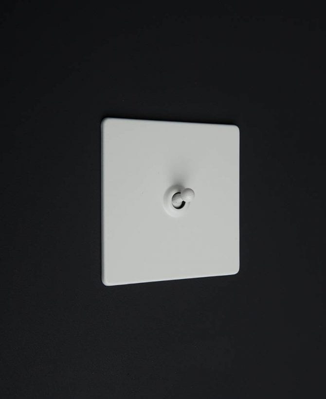 Toggle-Switches White - Single Toggle Light Switch
