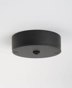 Modern Ceiling Rose - Black Multi Point Ceiling Rose