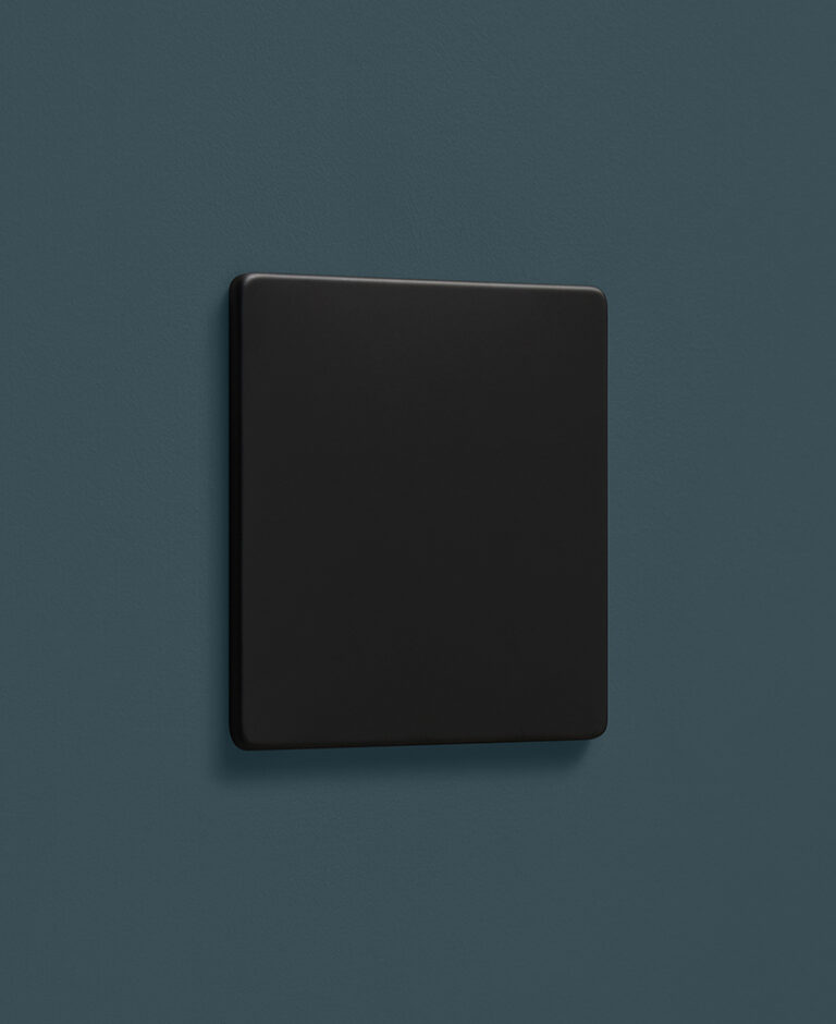 Black Single Blank Fascia for Unused Sockets | Buy Now