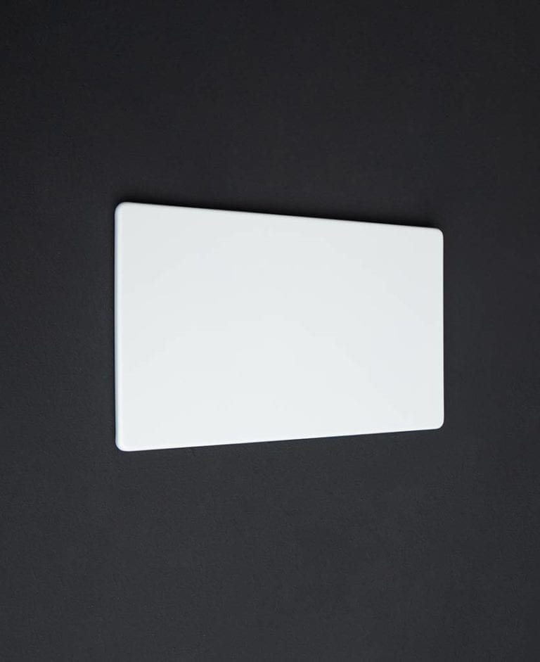 Blank Plug Socket Covers - White Double Blank Fascia