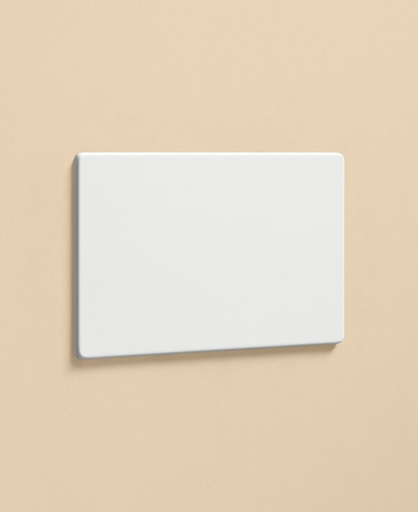 Blank Plug Socket Covers - White Double Blank Fascia