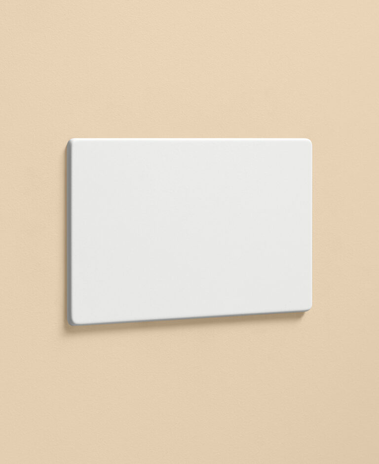 Blank Plug Socket Covers - White Double Blank Fascia