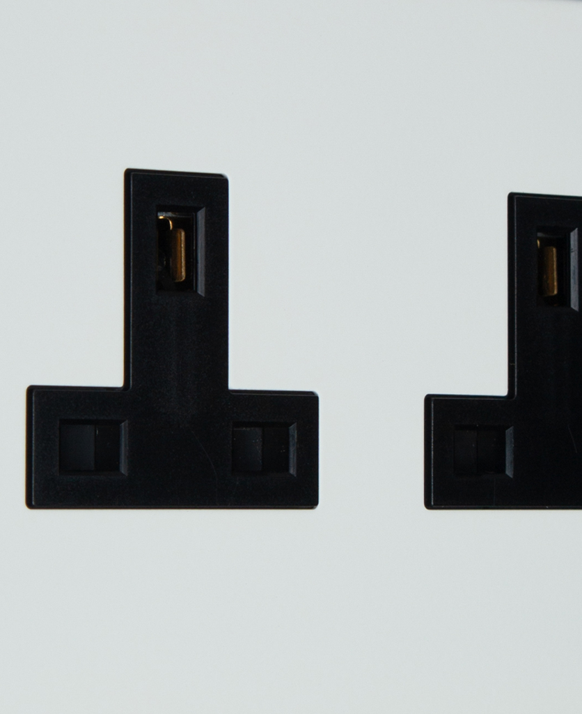 White Plug Sockets & Light Switches | Dowsing & Reynolds