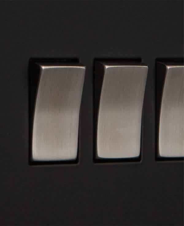 Black Rocker Switch - Quadruple Rocker Switch - Available in 4 Colours