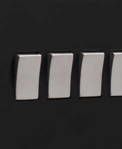 Black Quadruple Rocker Switch l Dowsing & Reynolds