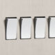 4G Switcher - Silver Quadruple Rocker Light Switch