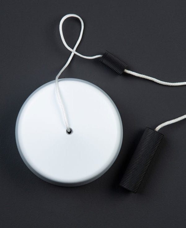 Light Pulls White - Light Pull Cord Swith with Brass Weight
