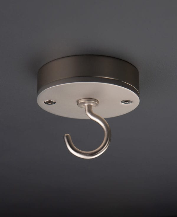 Silver Ceiling Light Hook - Relocate Your Pendant Lights
