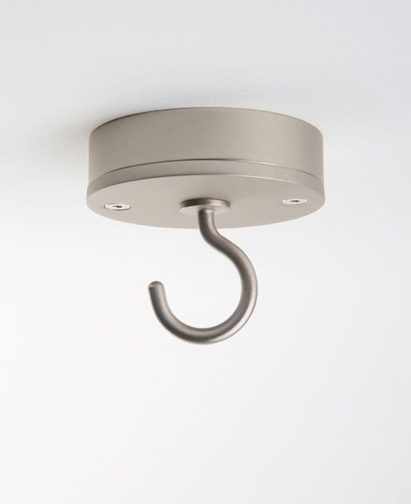 Silver Ceiling Light Hook - Relocate Your Pendant Lights