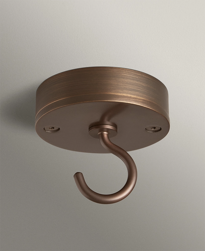 Brewer's Brass Ceiling Hook - Create Drape & Drop Lighting