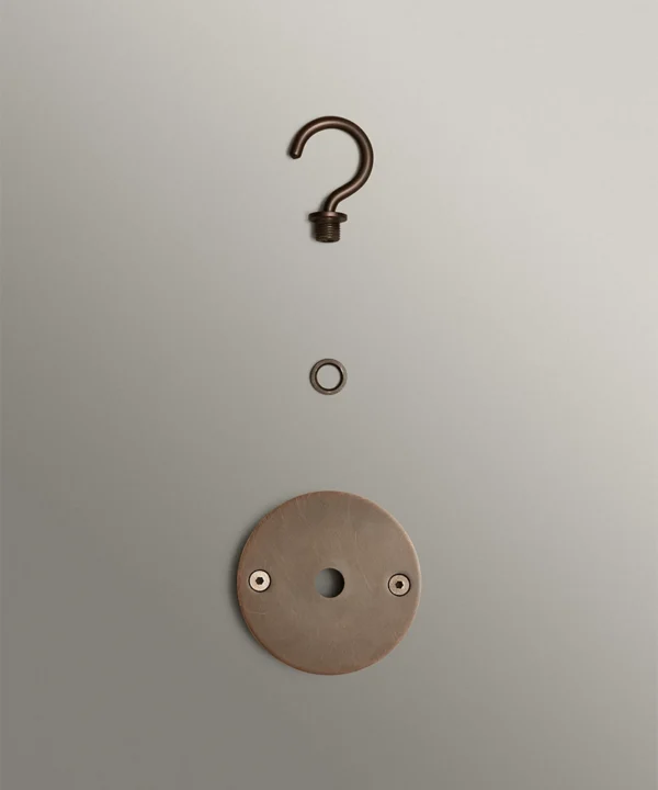 Brewer's Brass Ceiling Hook - Create Drape & Drop Lighting