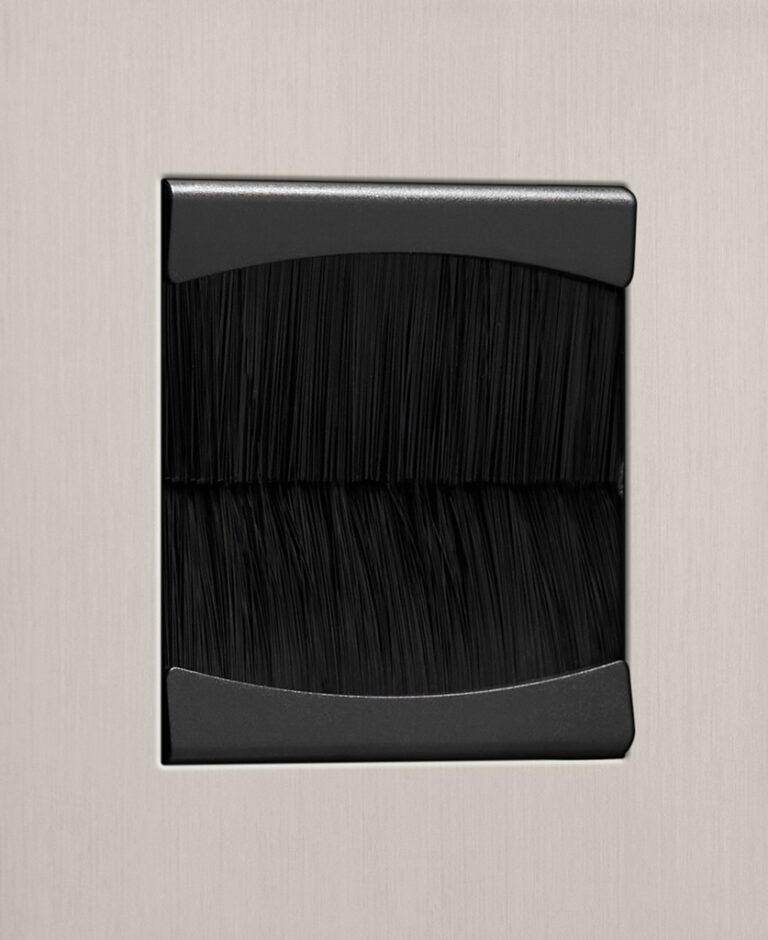 Single Brush Plate with Black or White Insert | Order Now